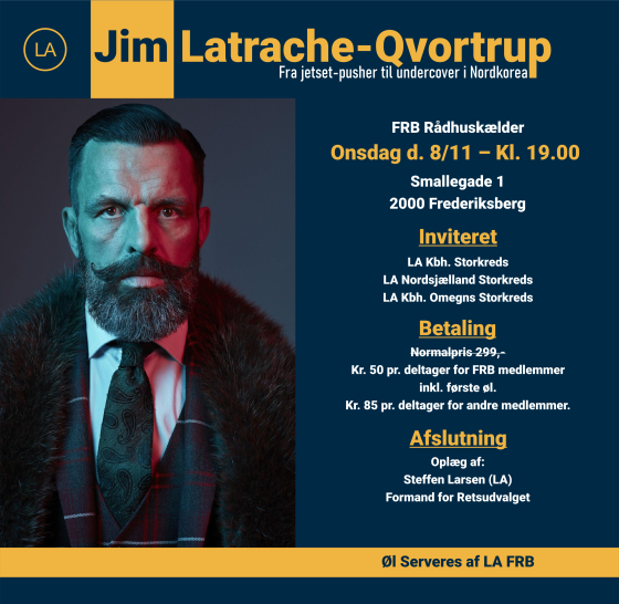 Fra Jetset Pusher til Undercover i Nordkorea - Kom og Mød Jim Latrache ...